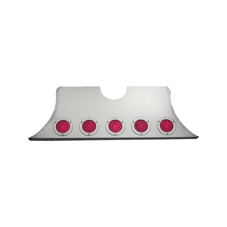 Kenworth Lower Rear Frame Tank Filler Panel with 5 4" Light Cutouts ...