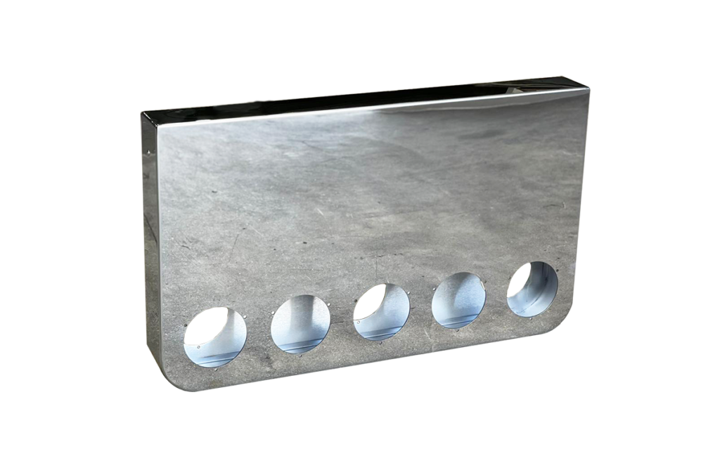 Stainless Steel Rear Center Panel - Domínguez Iron Work